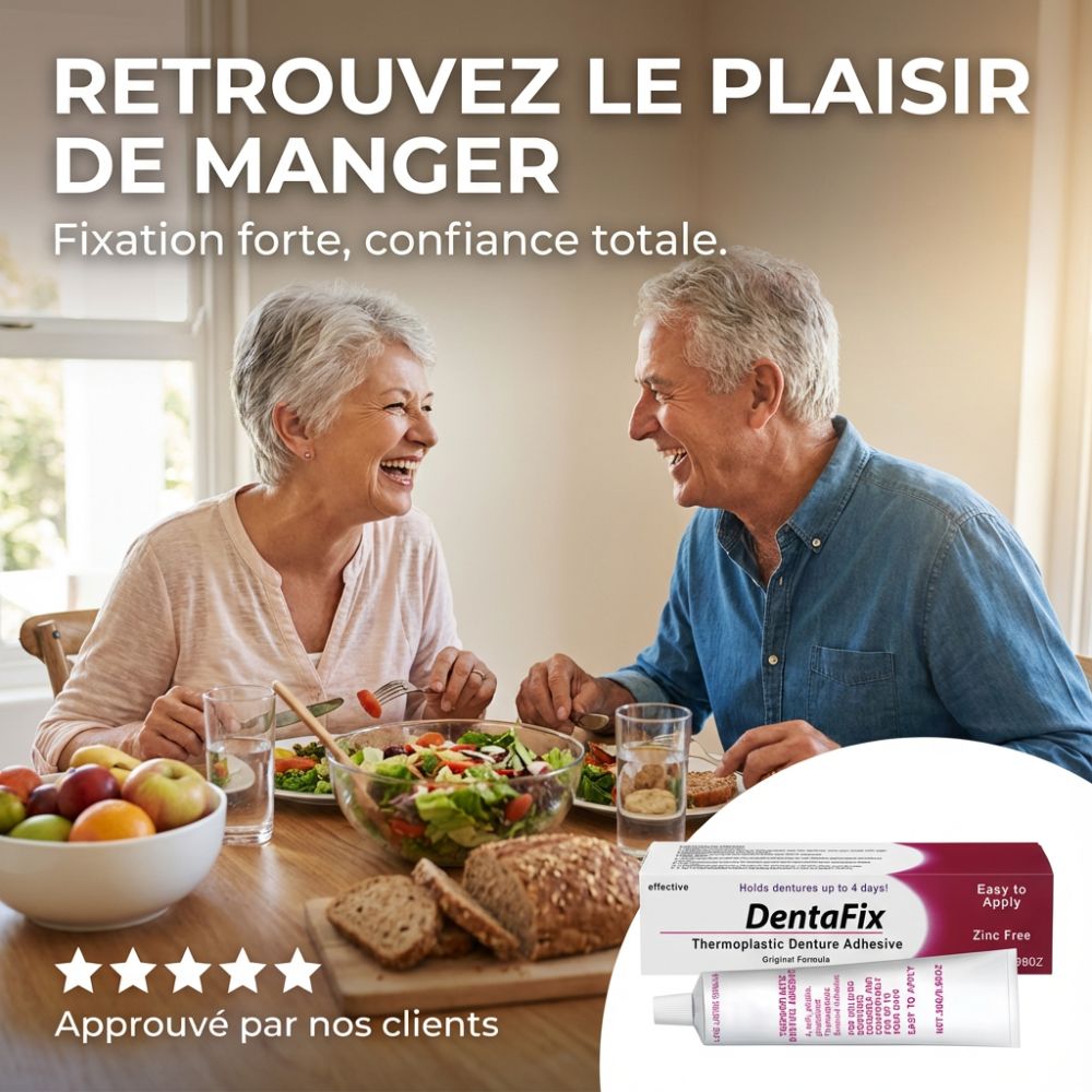 DentaFix : Crème adhésive pour dentiers – Lyra
